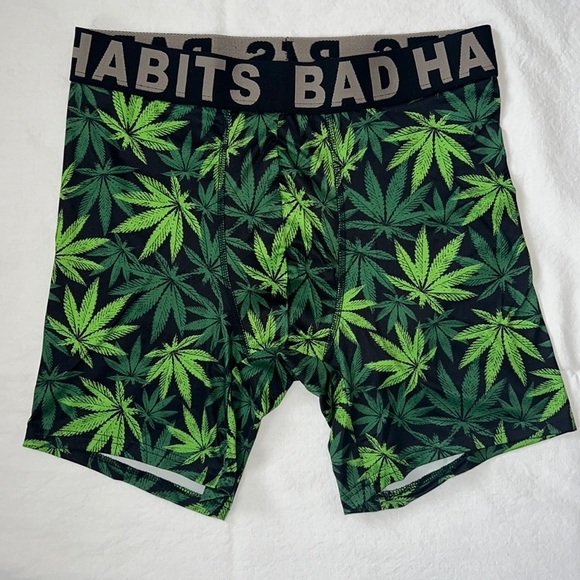Underwear & Socks | Bad Habits Boxer Brief Weed Pot Mary Jane Herb ...
